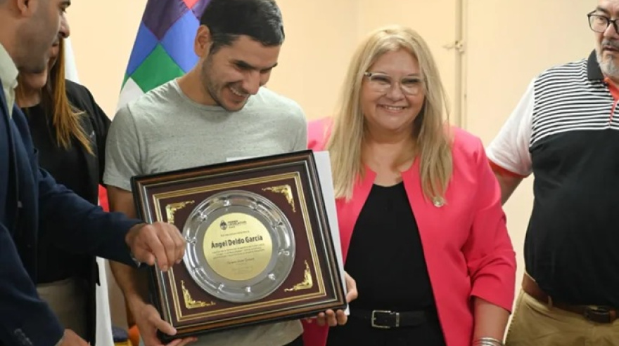 El deporte inclusivo tuvo su homenaje: Ángel Deldo, jugador de Los ...